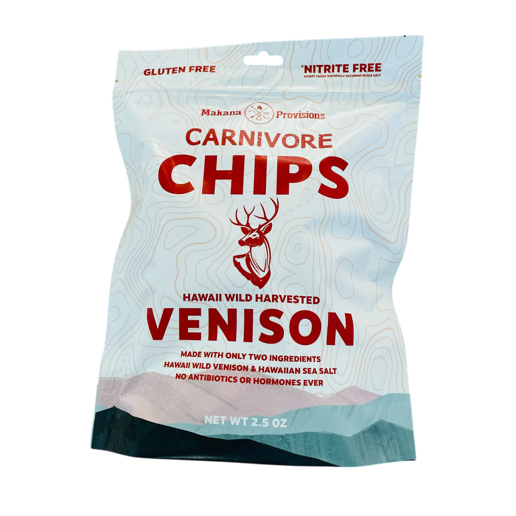 Wild-Harvested Venison Carnivore Chips: A Savory Snack